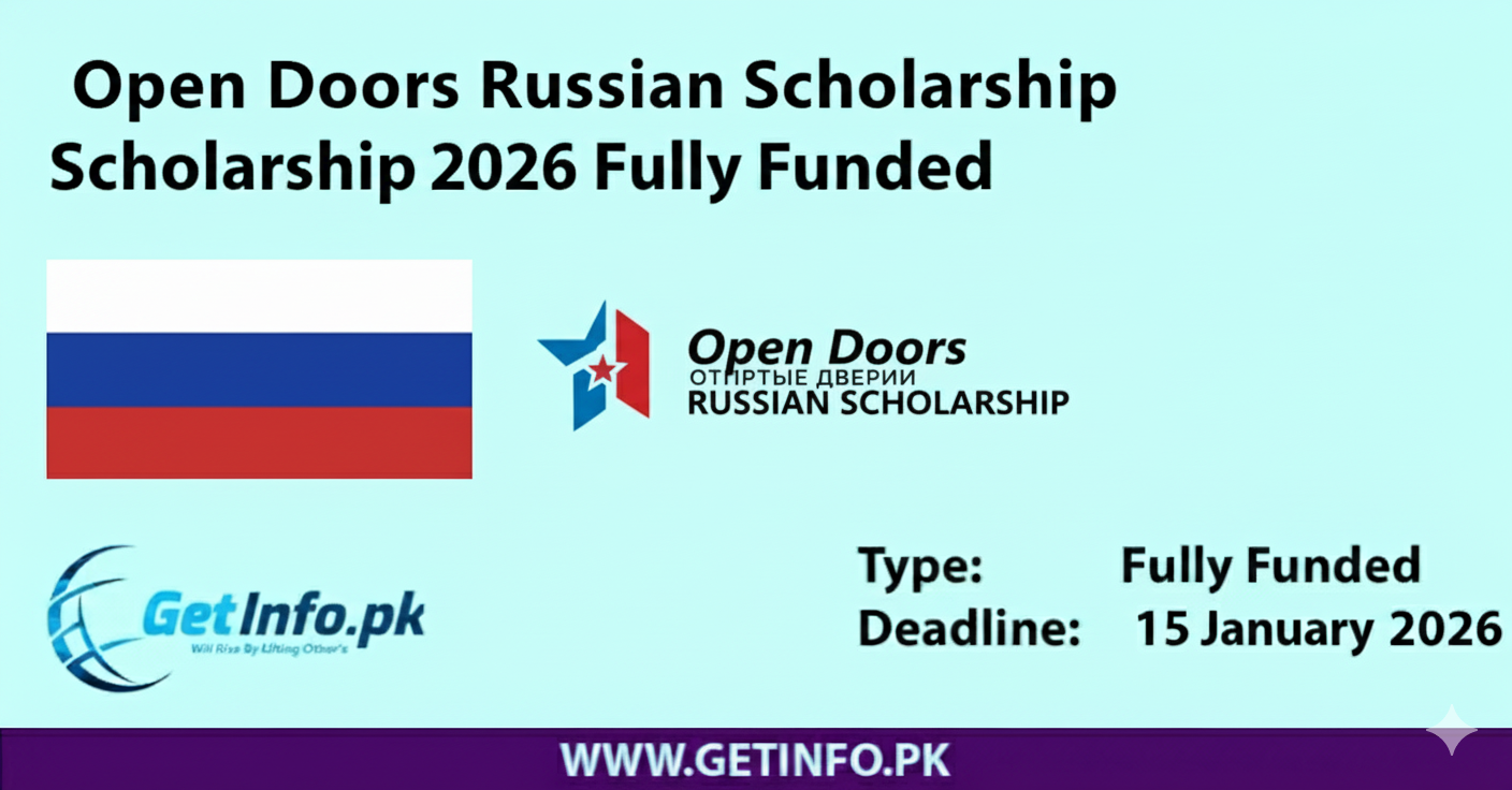 Open Doors Russian Scholarship Project 2025-26 (BS, MS, PhD)